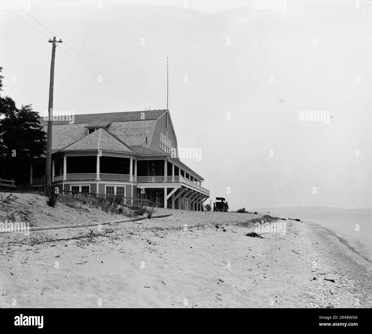 Michigan point Black and White Stock Photos & Images - Alamy
