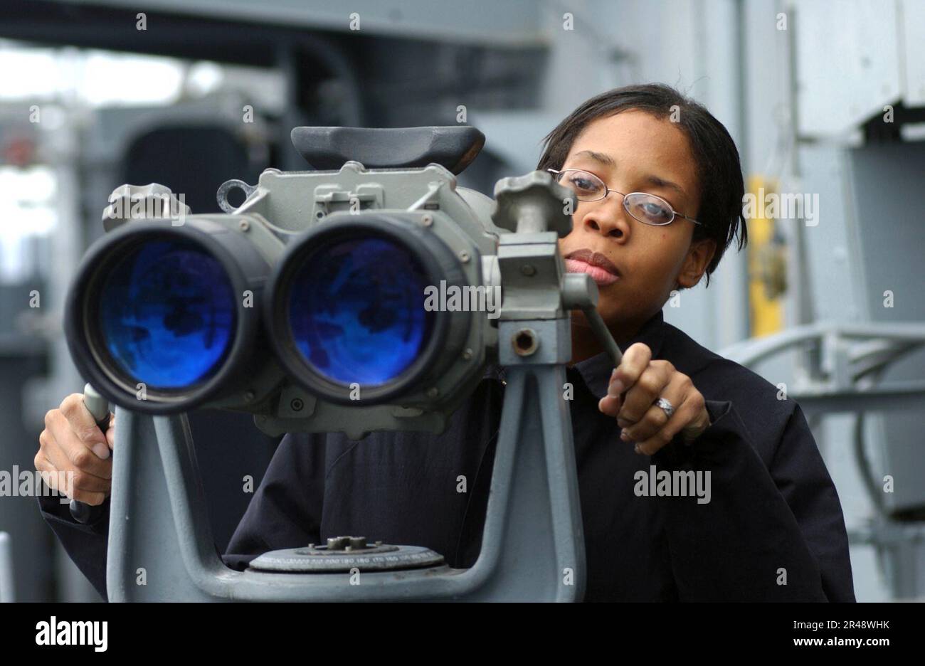 US Navy Signalman Stock Photo - Alamy