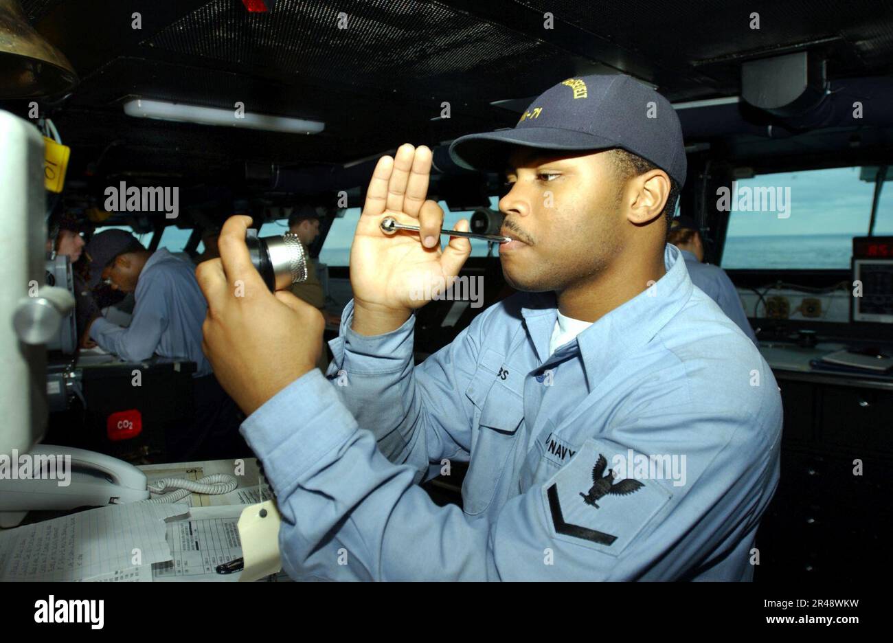 US Navy Boatswain's Mate Stock Photo - Alamy