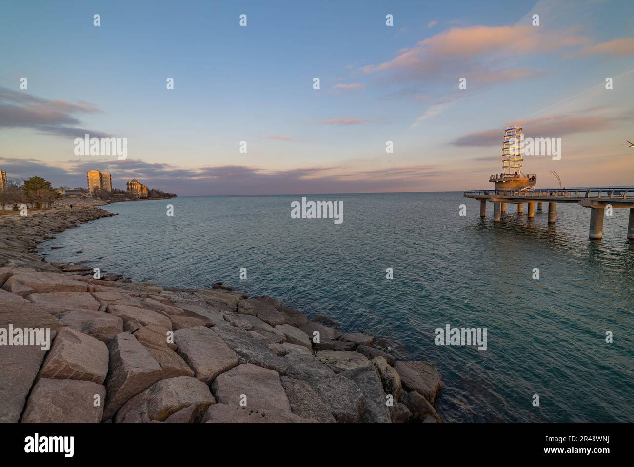 The Brant Street Pier in Burlington, Ontario, Canada Stock Photo - Alamy