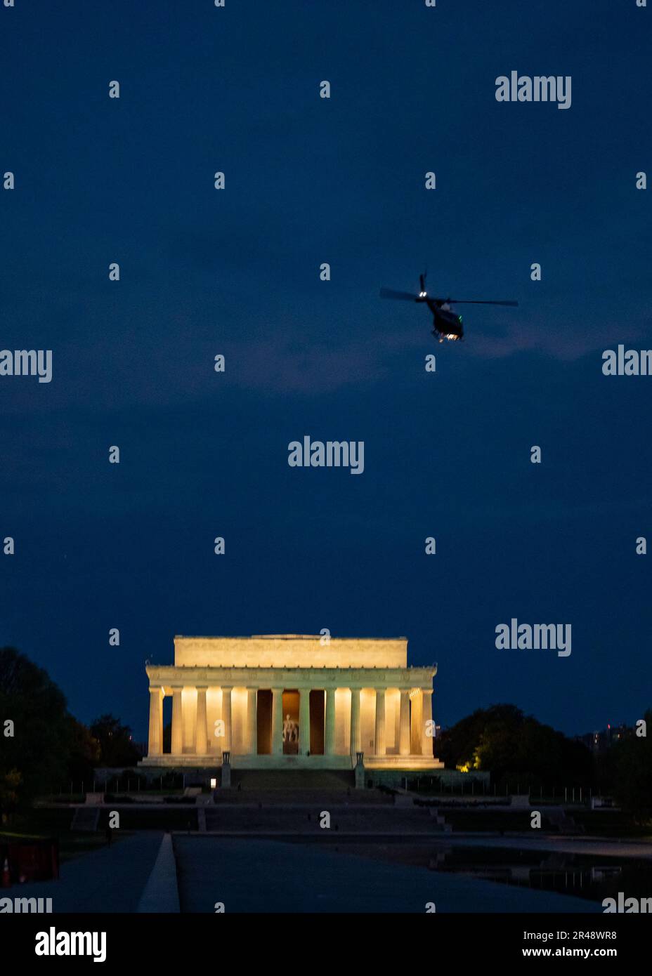 A UH-1N Huey helicopter from the United States Air Force's First ...