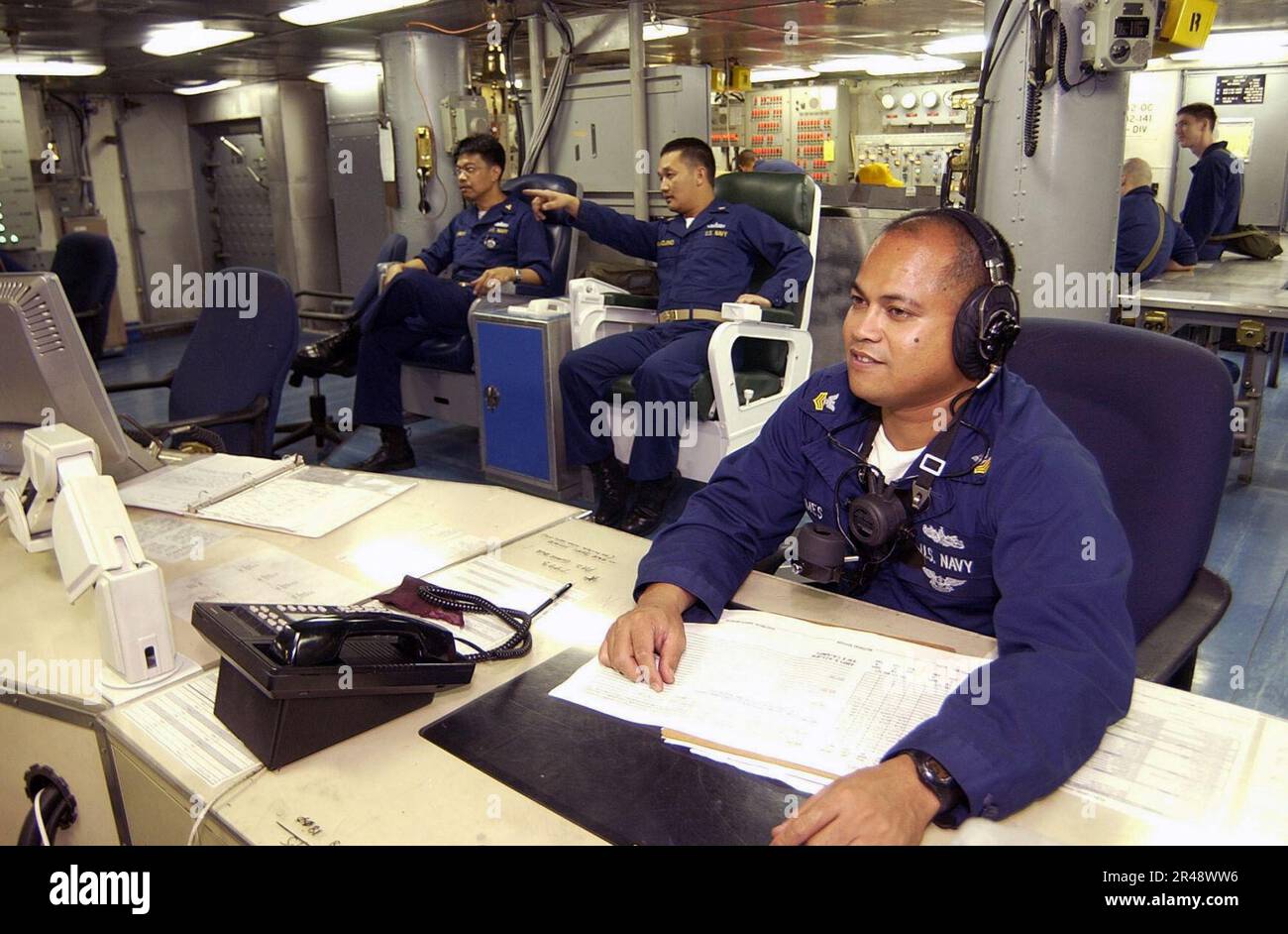 US Navy Load Center Dispatch Watch Stock Photo - Alamy
