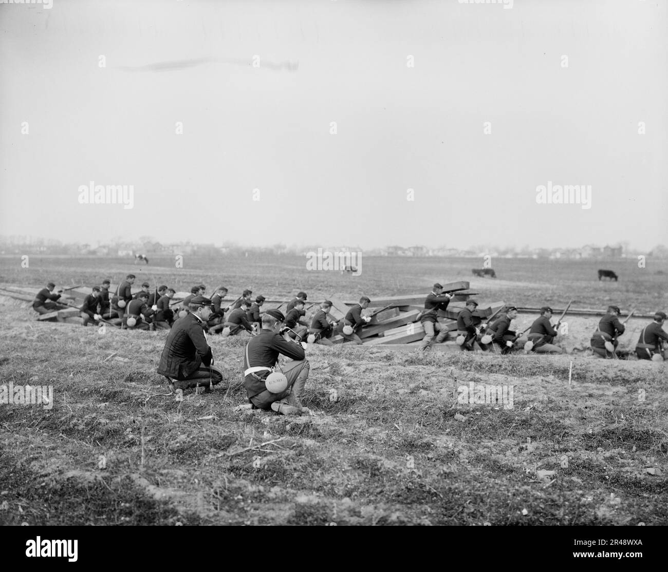 Marine drill Black and White Stock Photos & Images - Alamy