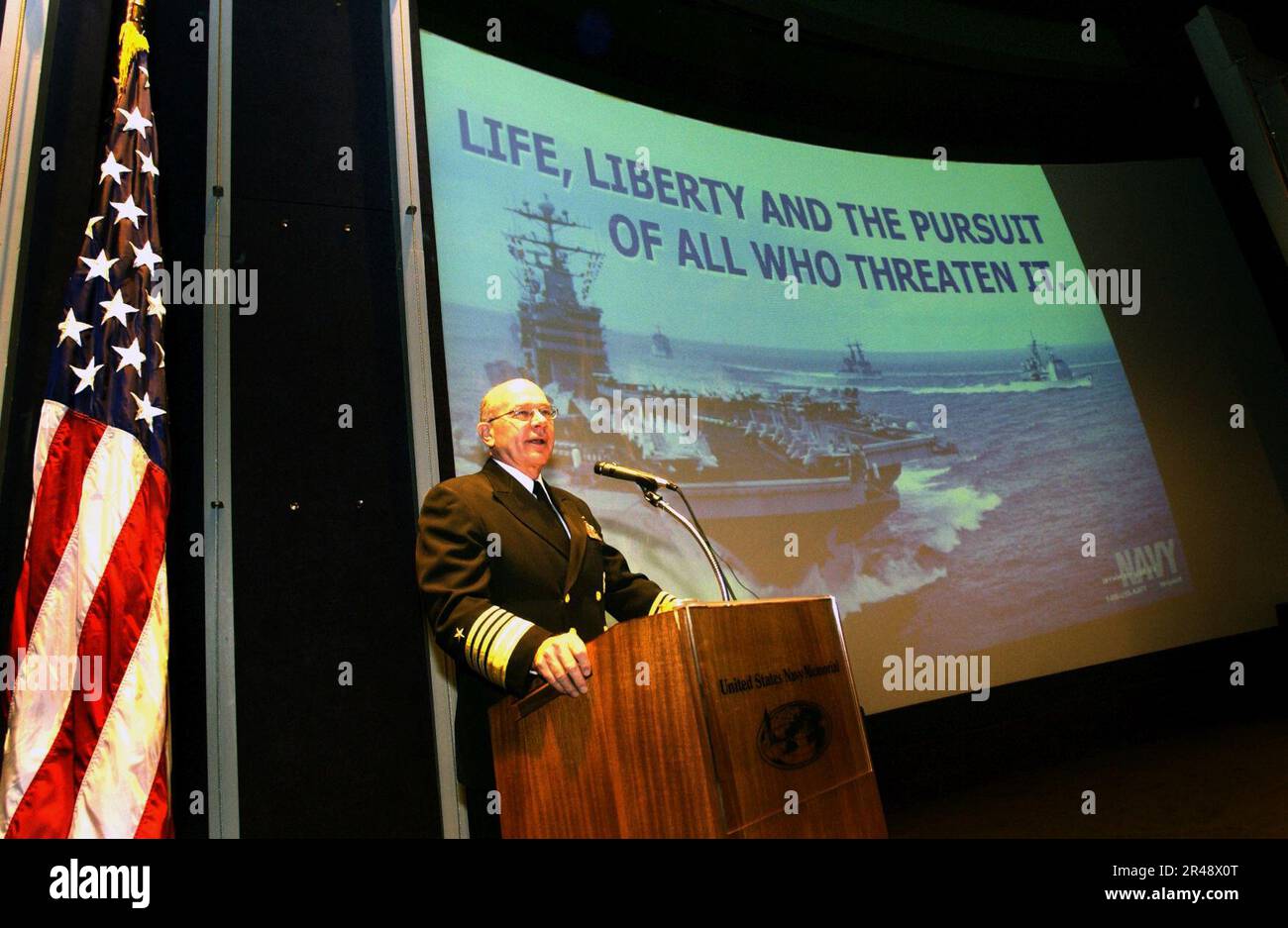 US Navy Admiral Vern Clark Stock Photo - Alamy