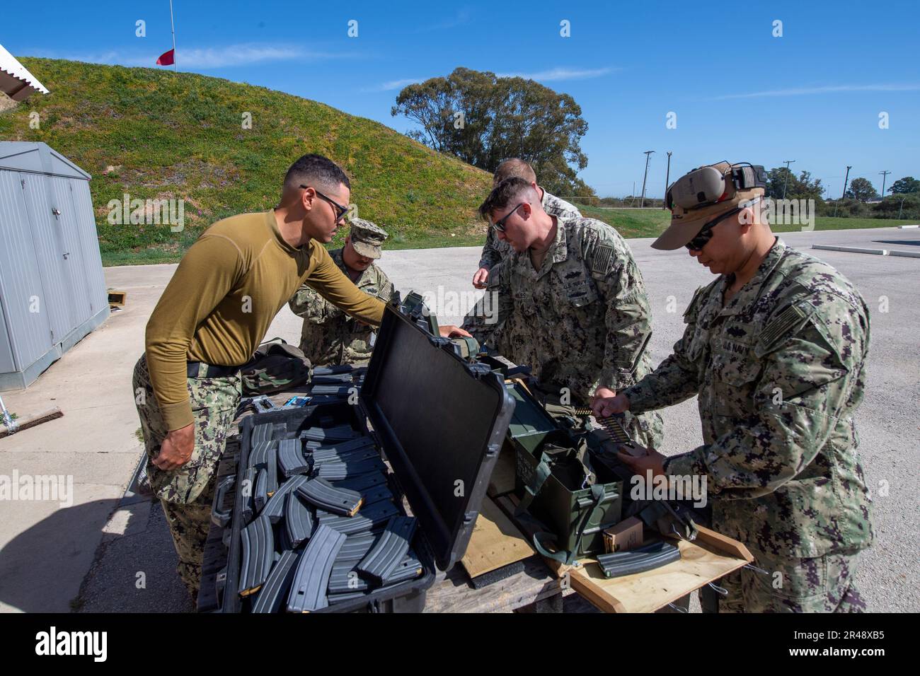 NAVAL STATION ROTA, Spain (March 30, 2023) Seabees assigned to Naval ...