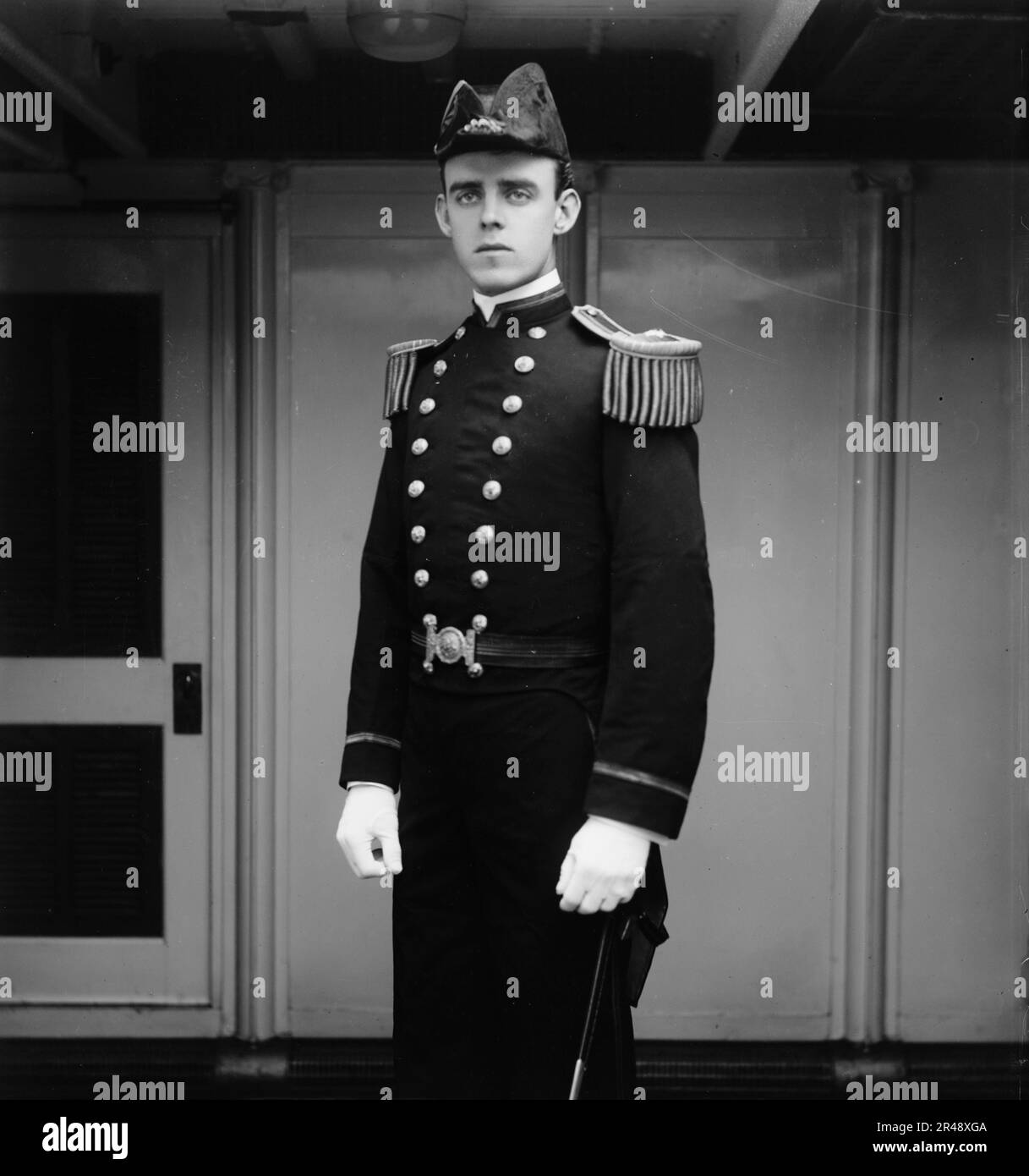 U.S.S. Brooklyn, Ensign Proctor, between 1896 and 1899 Stock Photo - Alamy