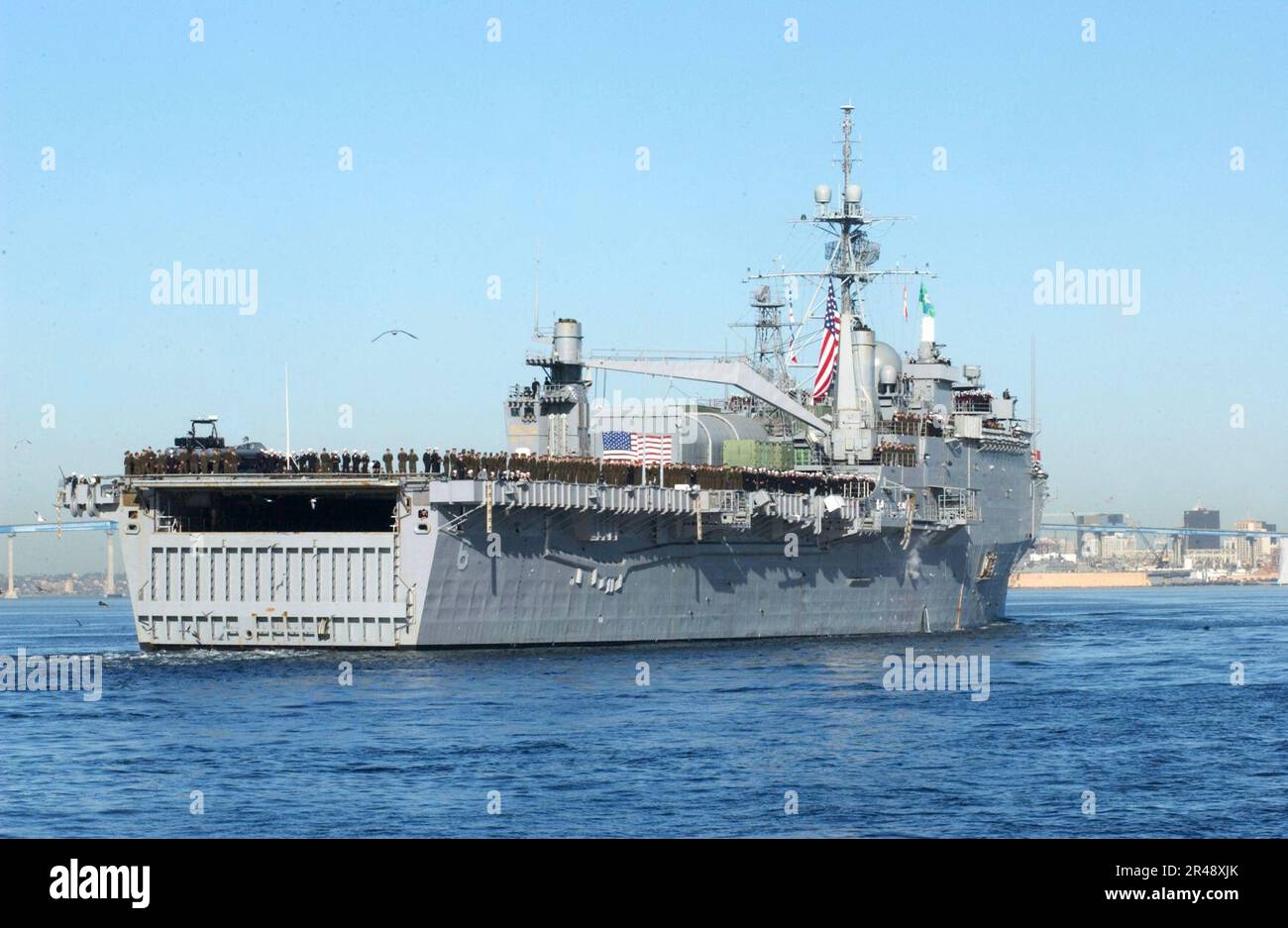 US Navy After leaving her berth at Naval Station San Diego, USS Duluth ...