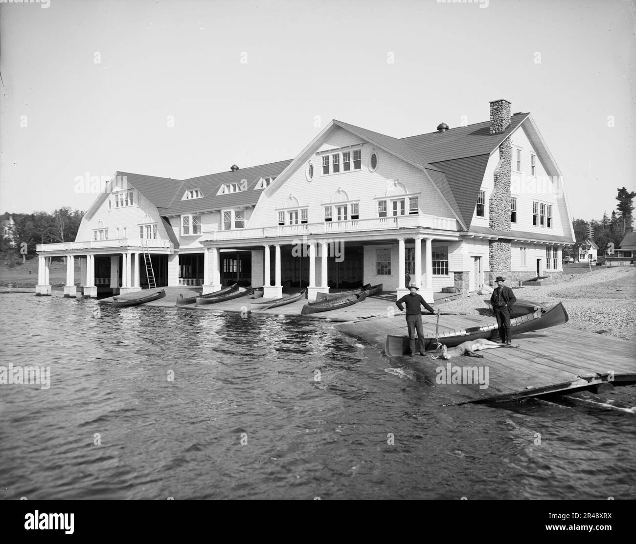 Lower St. Regis Lake, Paul Smith's Hotel, Adirondack Mts., N.Y ...