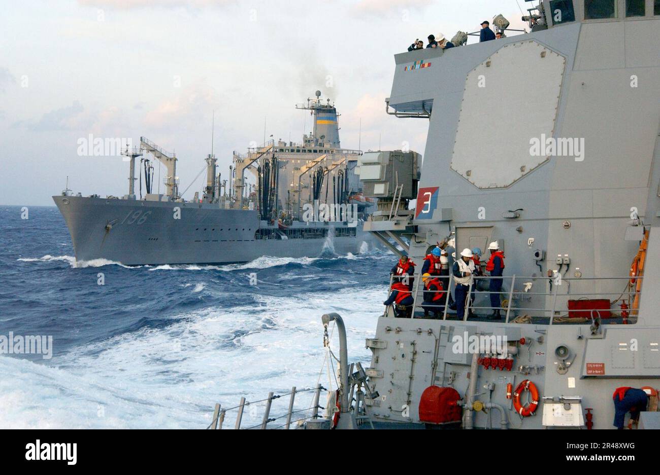 US Navy The Military Sealift Command (MSC) oilier USNS Kanawha (T-AO ...