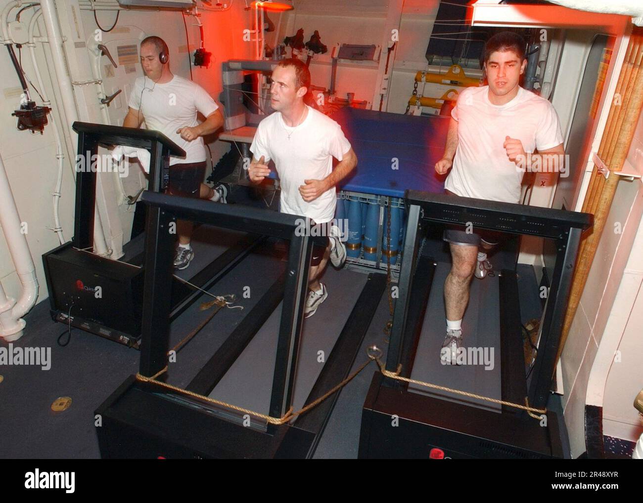 US Navy Crewmembers maintain acceptable levels of physical fitness on ...