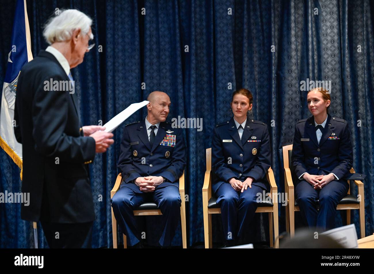 Air Force Vice Chief of Staff Gen. David W. Allvin, center left, 2nd ...