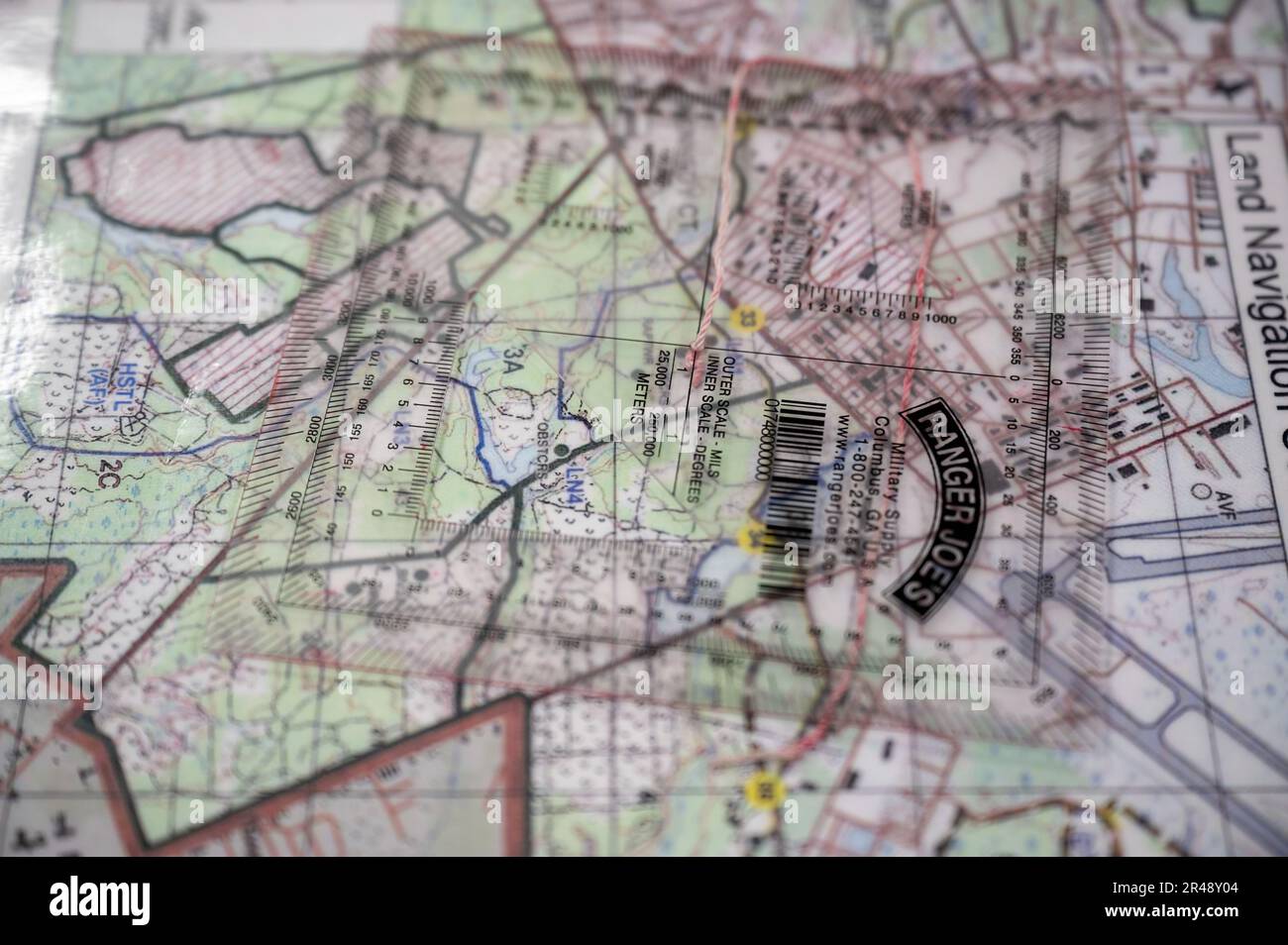 U.S. Air Force Outside the Wire pre-deployment training students gather ...