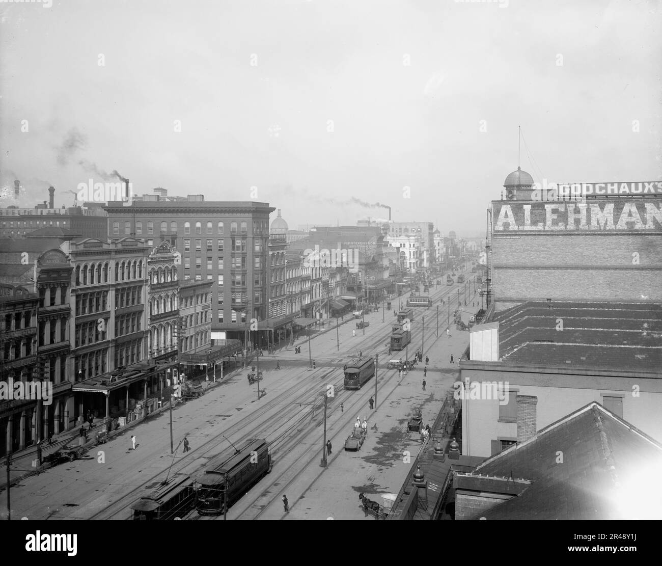 Canal street new orleans Black and White Stock Photos & Images - Alamy