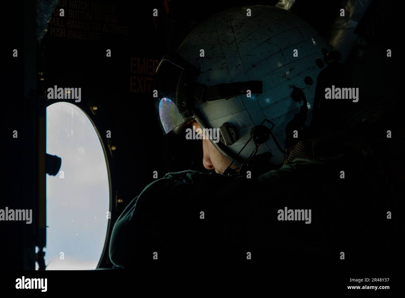 PACIFIC OCEAN (Jan. 25, 2023) Naval Air Crewman (Mechanical) 2nd Class ...