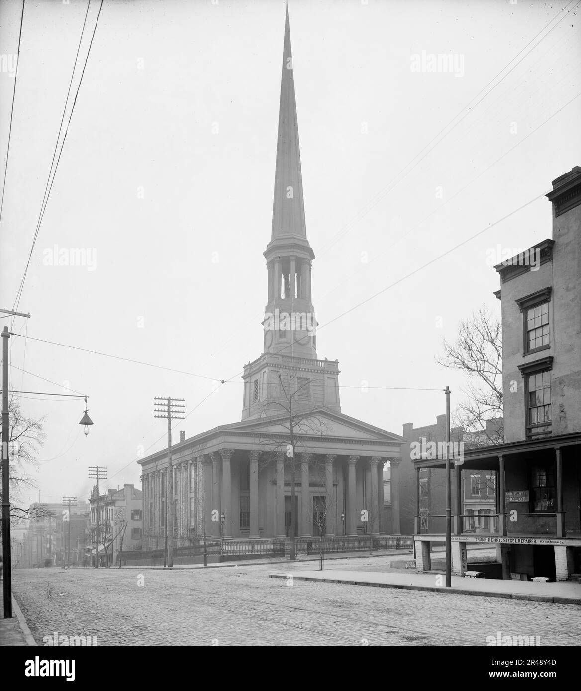 Richmond virginia street, 1900 Black and White Stock Photos & Images - Alamy