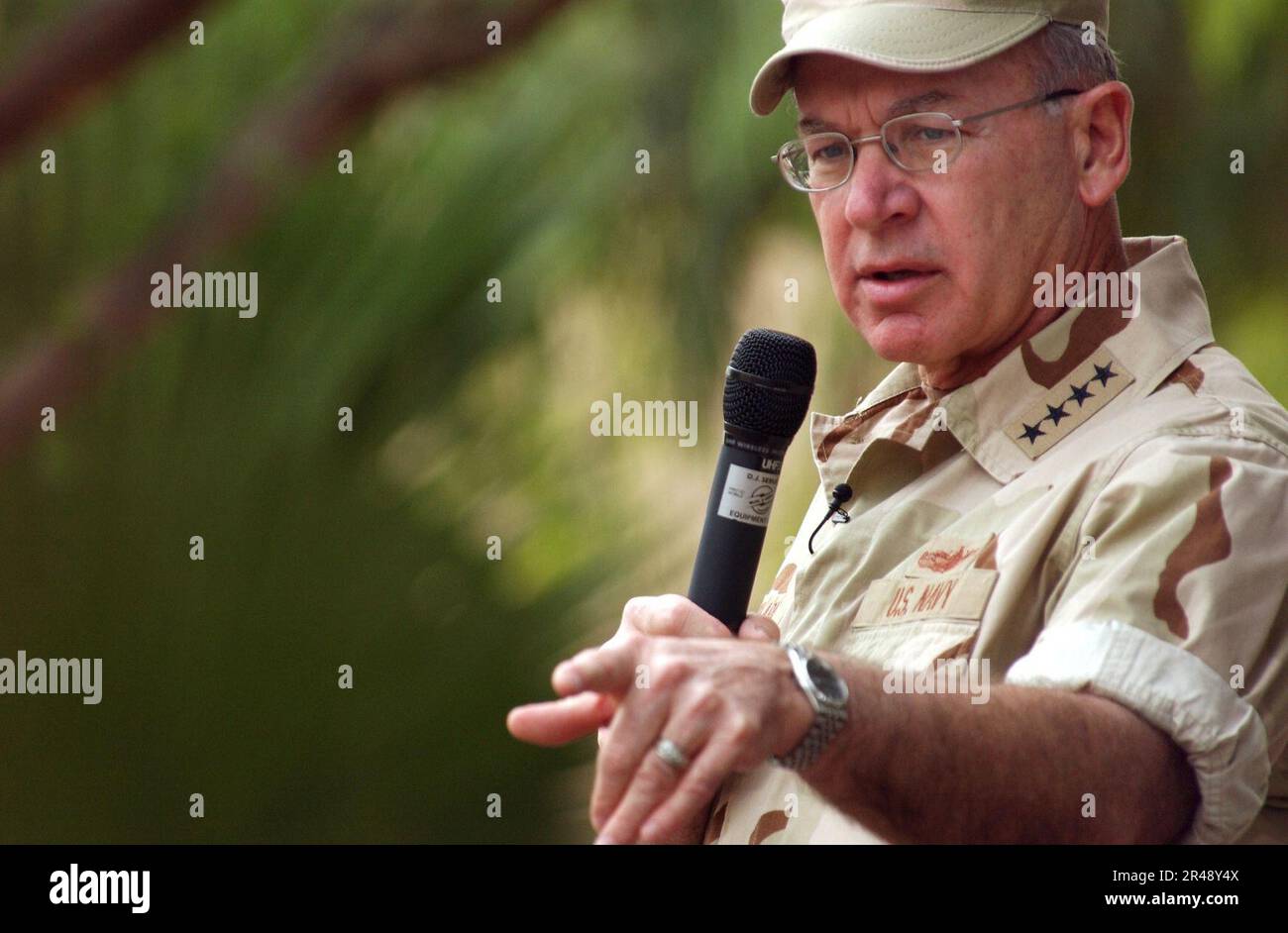 US Navy Adm. Vern Clark Stock Photo - Alamy