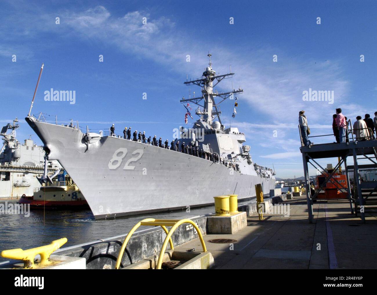 US Navy The guided missile destroyer USS Lassen DDG 82 gets underway ...