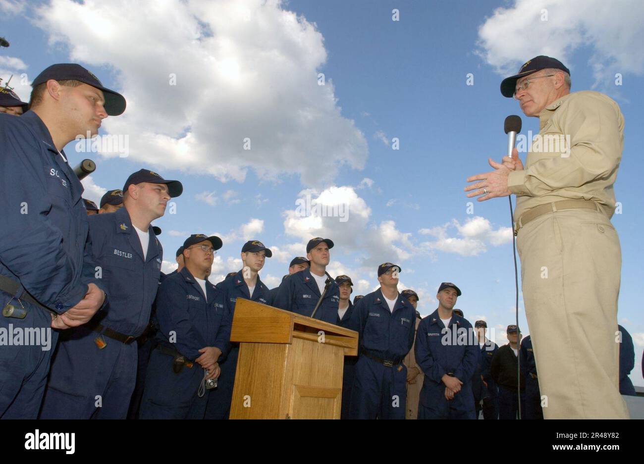 US Navy Admiral Vern Clark Stock Photo - Alamy