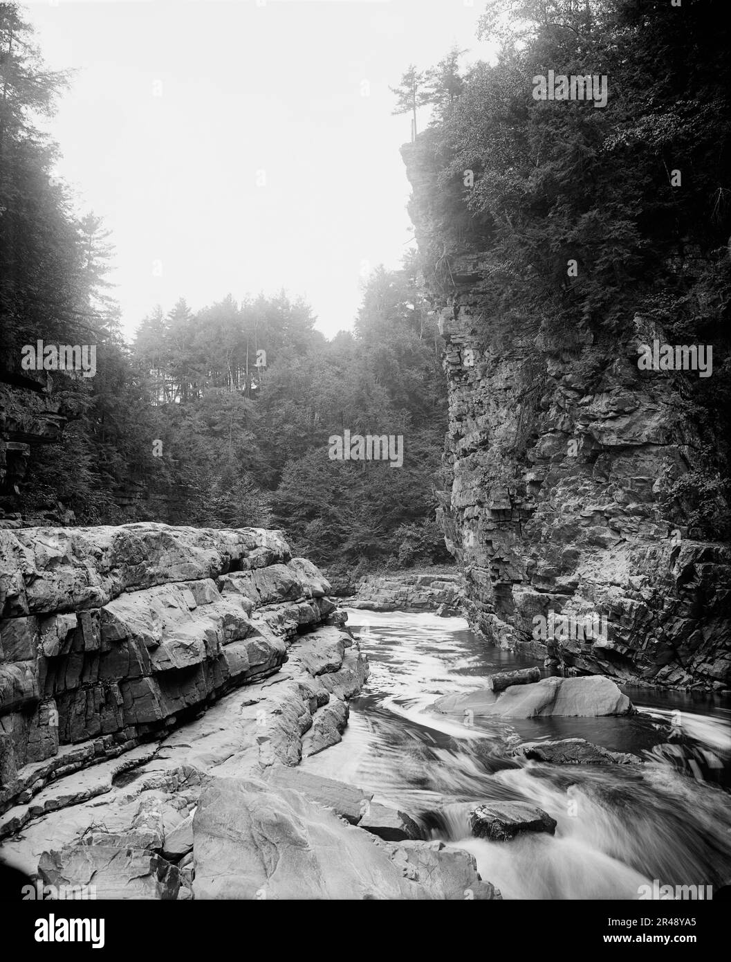 Pulpit Rock, Ausable Chasm, between 1900 and 1910 Stock Photo - Alamy