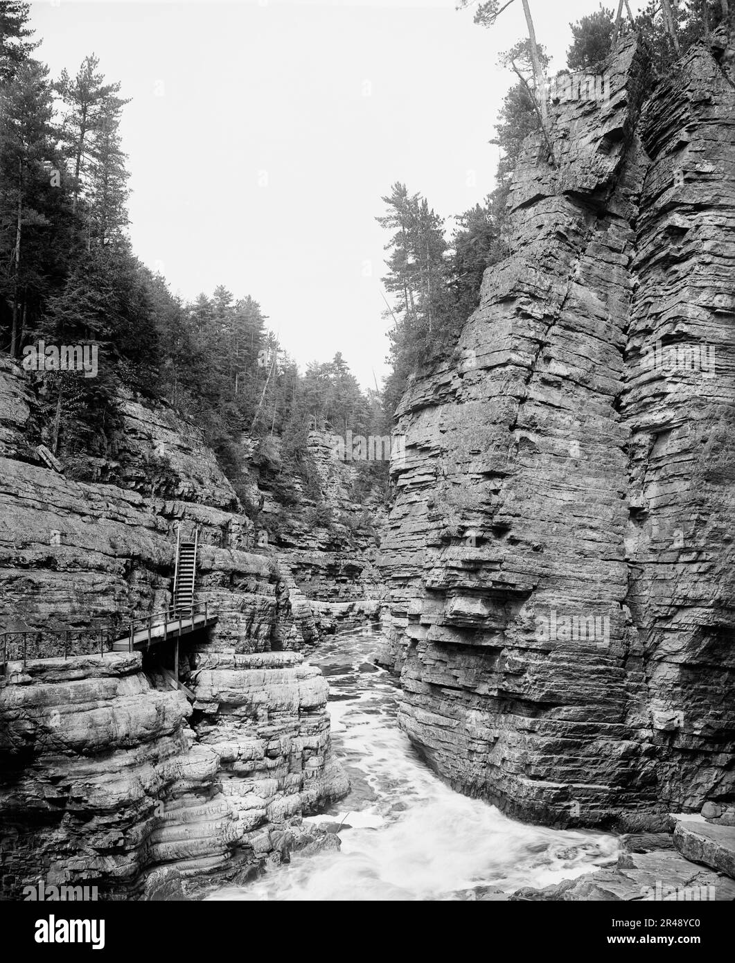 Hell Gate and Jacob's Ladder, Ausable Chasm, between 1900 and 1910 ...