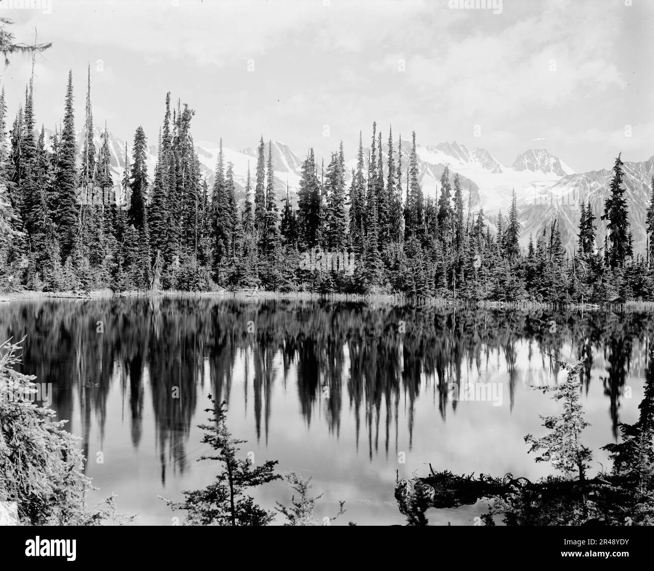 Marion Lake on Mount Abbott, Selkirk Mts., British Columbia, between ...