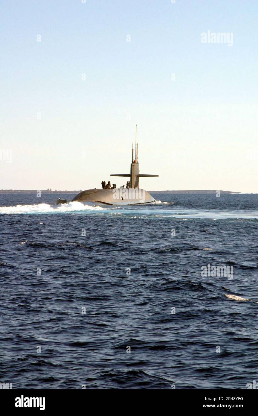 US Navy USS Florida sails off the coast of the Bahamas Stock Photo - Alamy