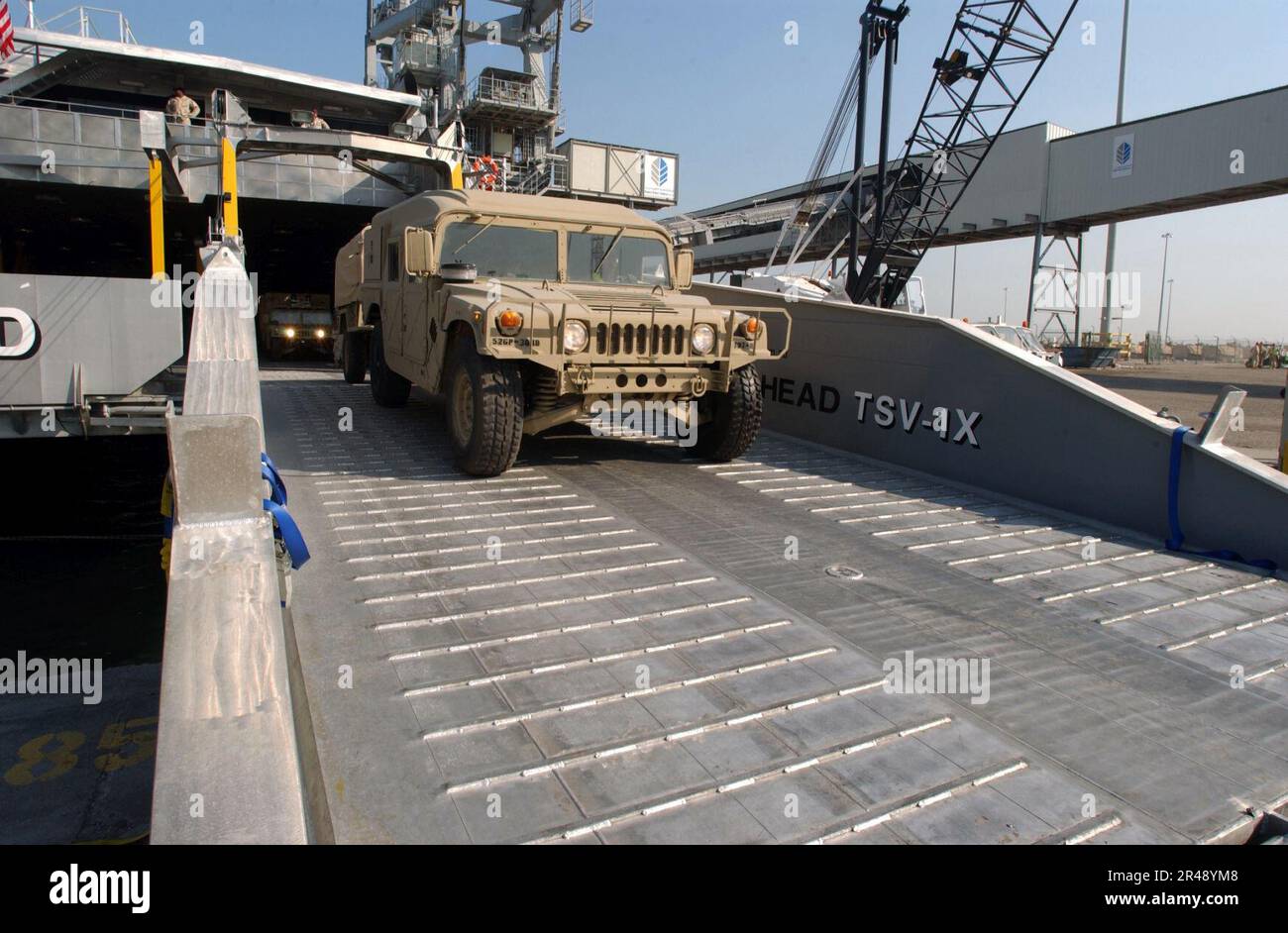 US Navy United States Army Vessel (USAV) Theater Support Vessel-1X (TSV ...