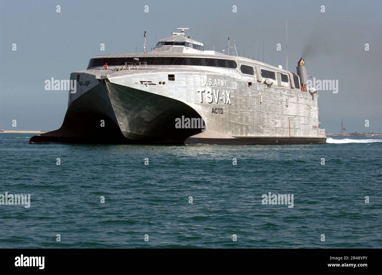 US Navy United States Army Vessel (USAV) Theater Support Vessel (TSV-1X ...
