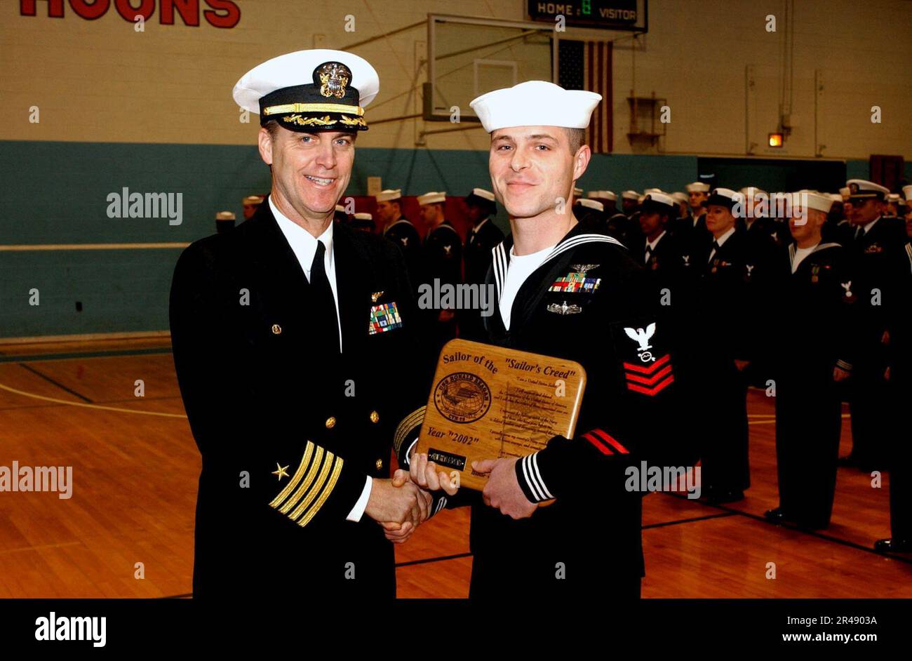 US Navy Capt. Commanding Officer Pre-commissioning Unit Ronald Reagan ...
