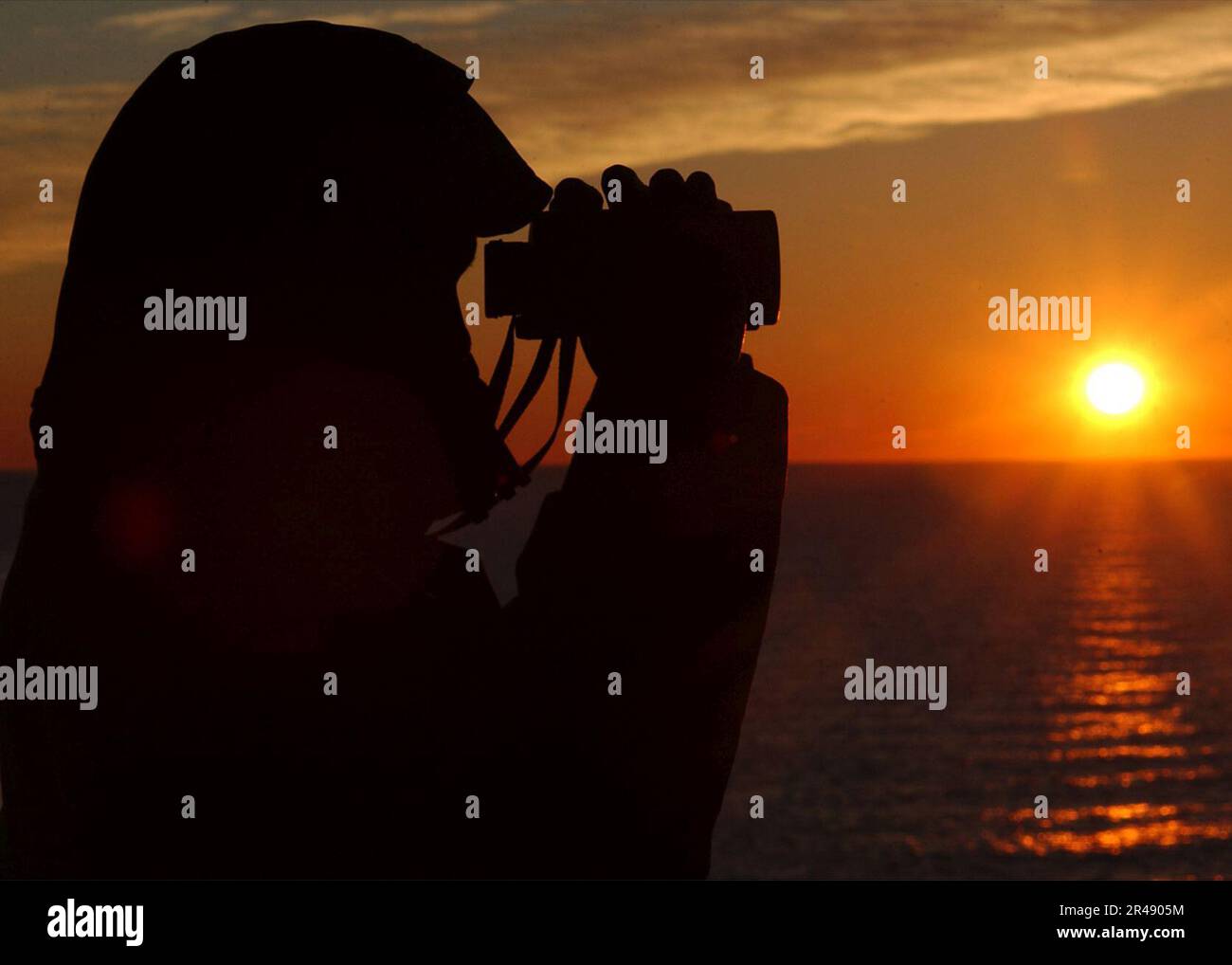 US Navy Signalman Stock Photo - Alamy