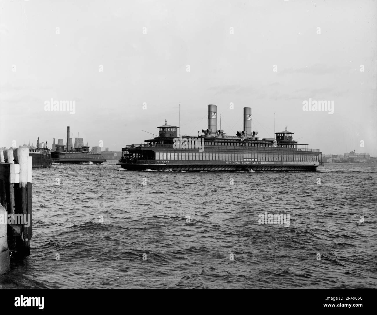 Municipal ferry, City of New York, (1908 Stock Photo - Alamy
