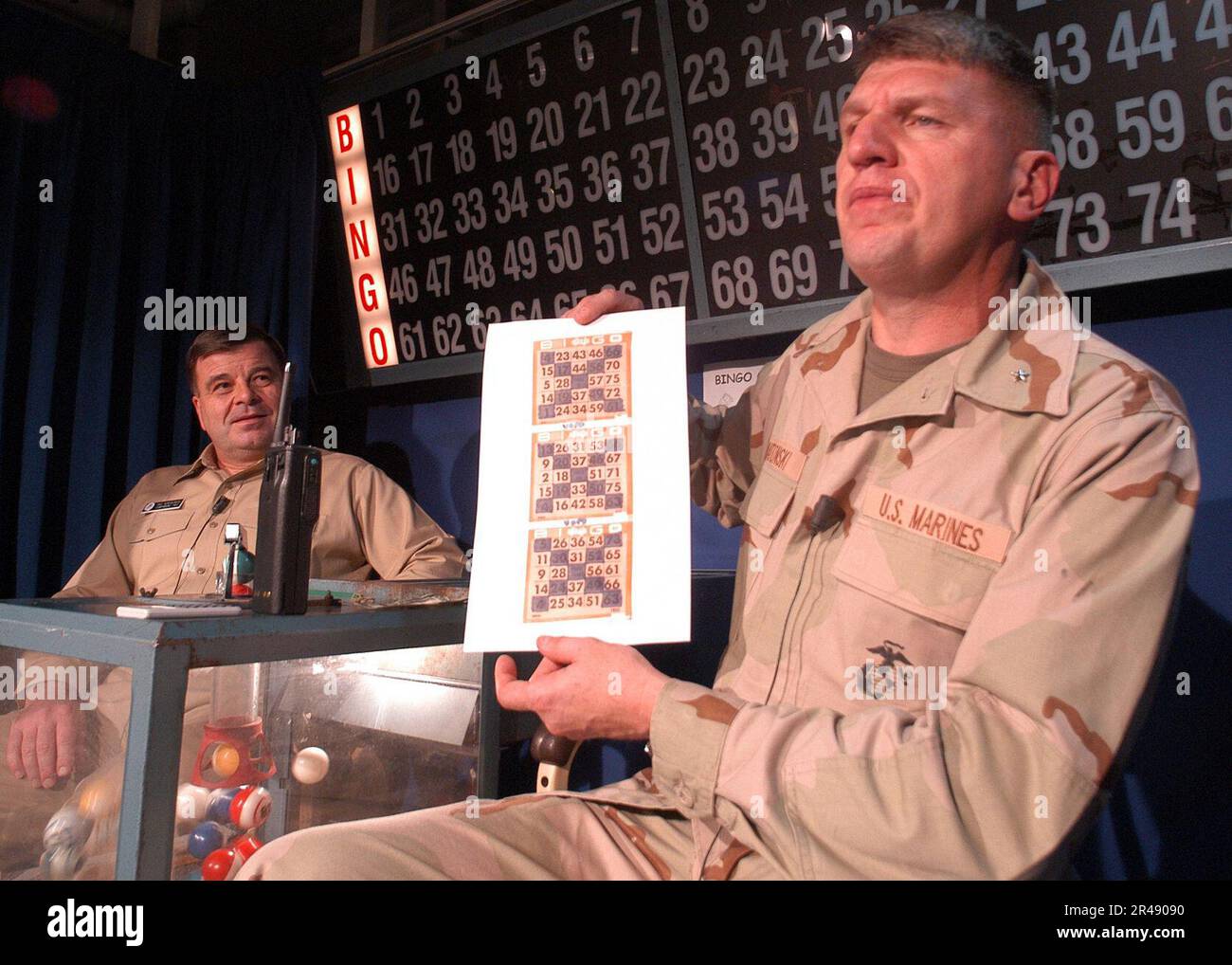 US Navy The CO and CMC host Stock Photo - Alamy