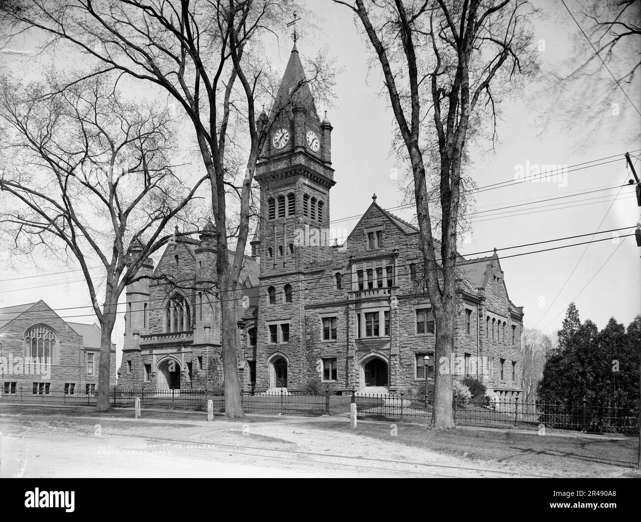 Mary Lyon Hall, Mount Holyoke College, South Hadley, Mass., c1908 Stock ...