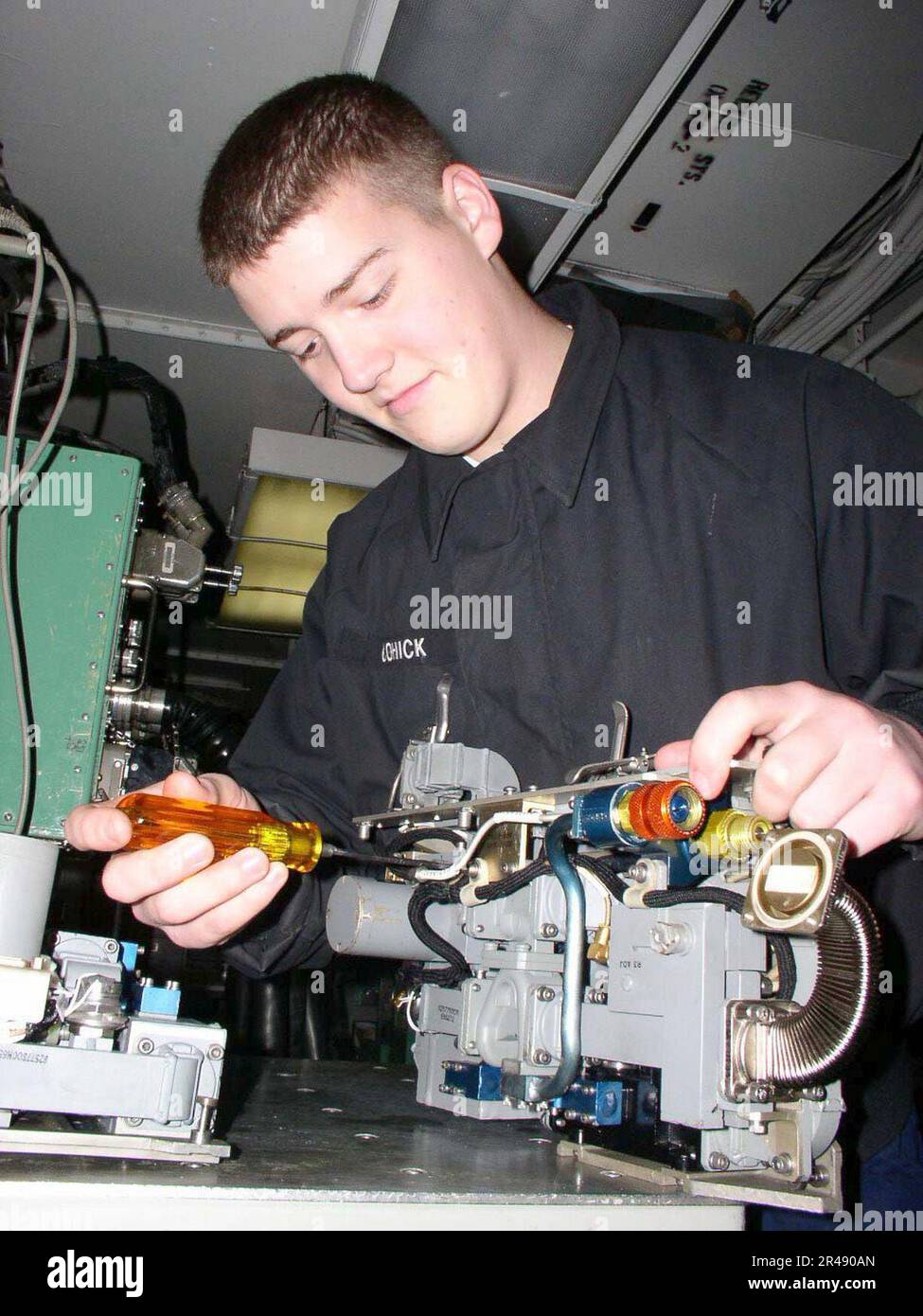 US Navy Aviation Electronics Technician Stock Photo - Alamy