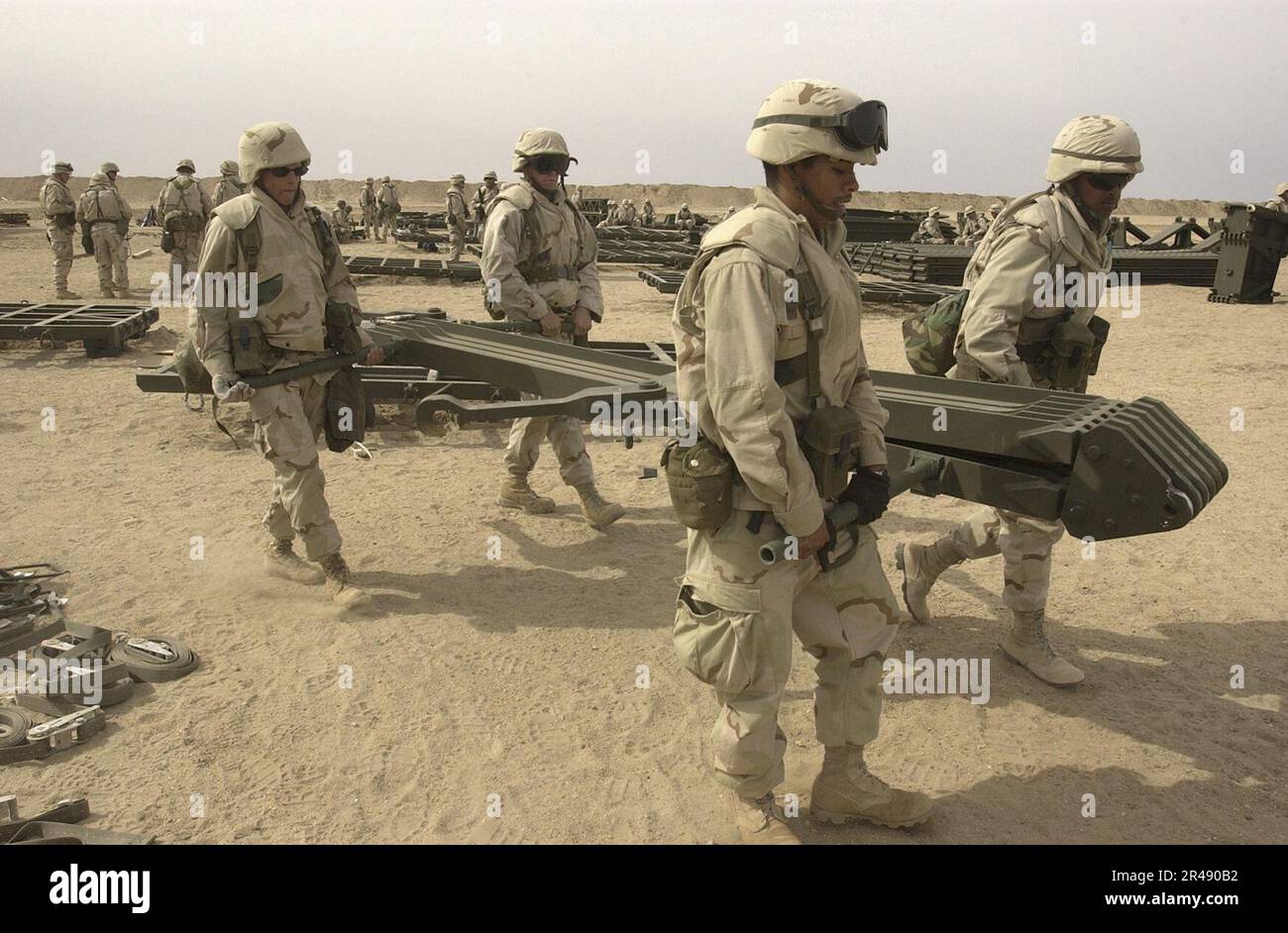 US Navy Seabees of Naval Mobile Construction Battalion Seventy Four ...