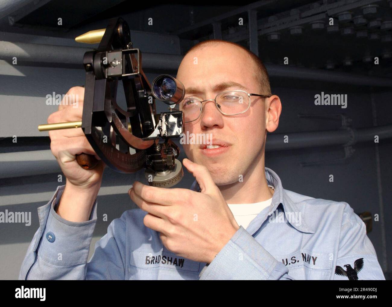 US Navy Quartermaster Stock Photo - Alamy