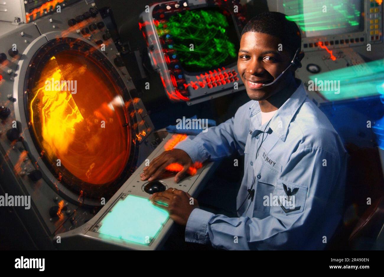 US Navy Air Traffic Controller Stock Photo - Alamy