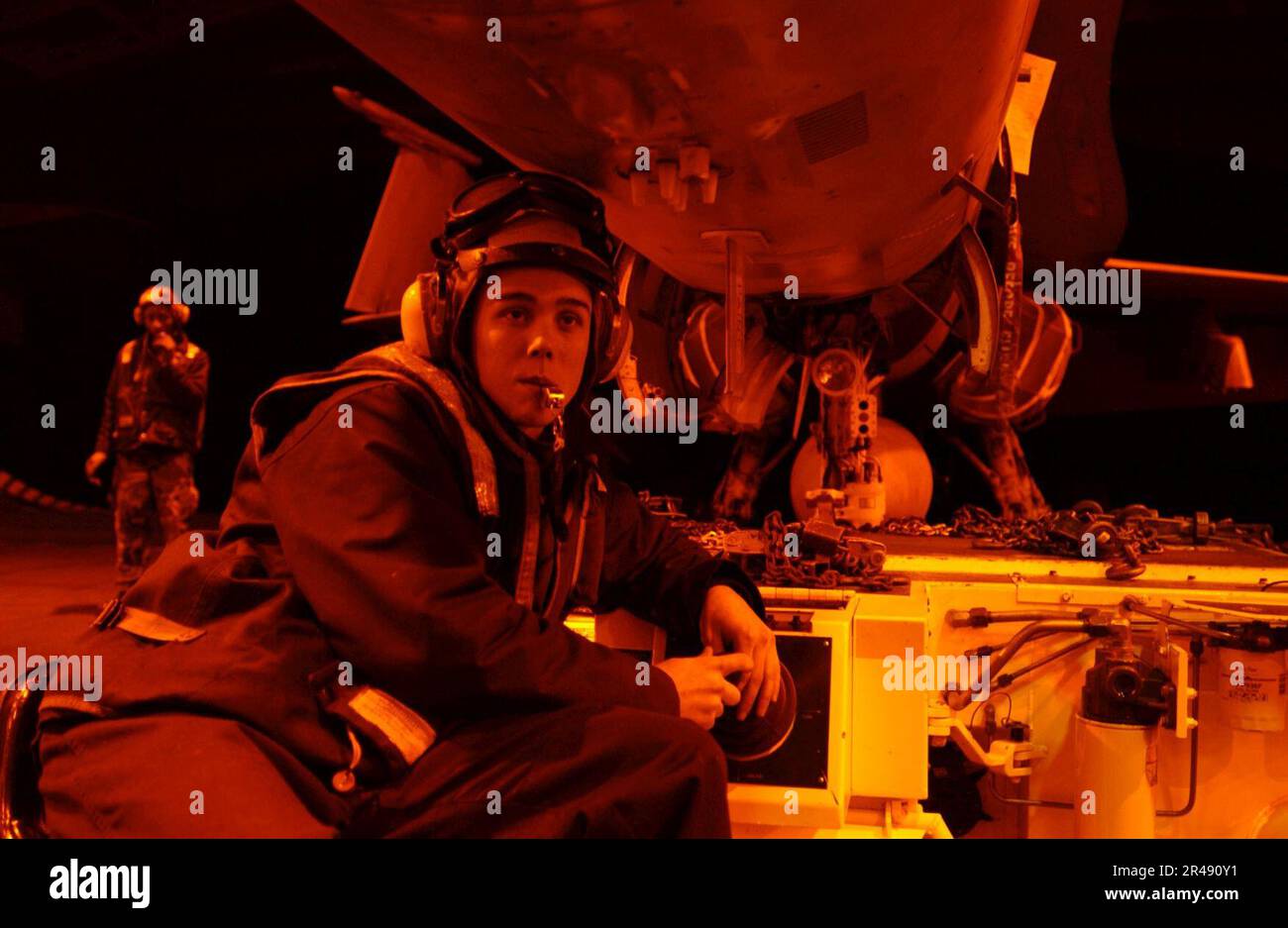 US Navy Aviation Boatswain's Mate Stock Photo - Alamy