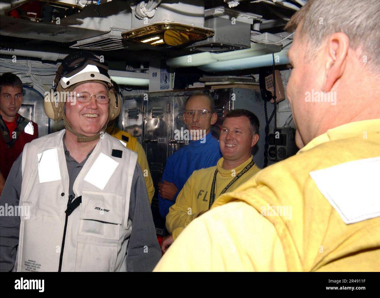 US Navy The Honorable H.T. Johnson, Acting Secretary of the Navy, meets ...