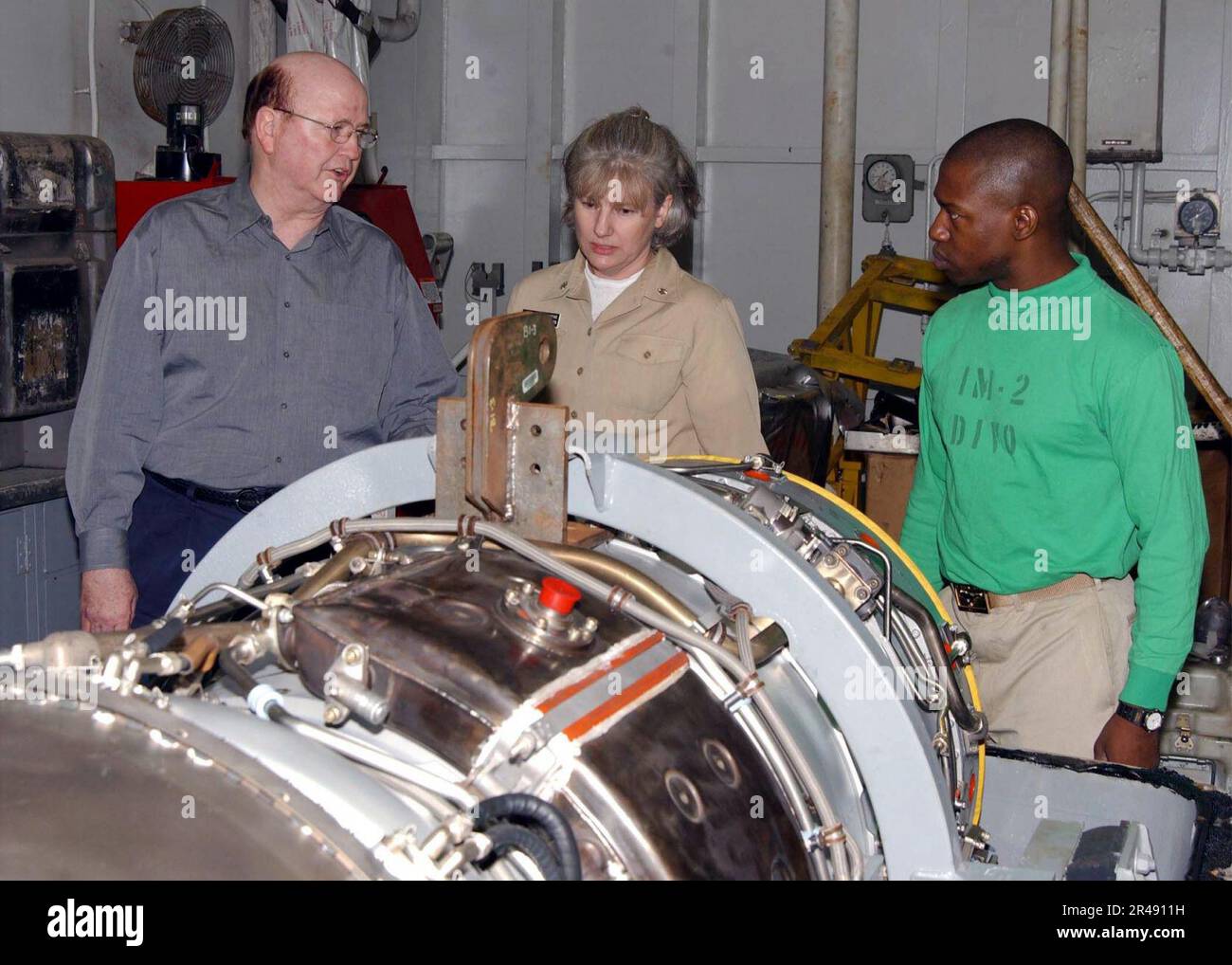 US Navy The Honorable H.T. Johnson, Acting Secretary of the Navy, is ...