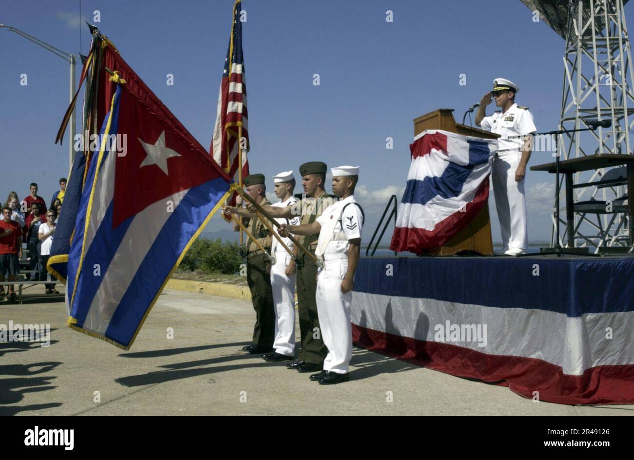 US Navy Commanding Officer of U.S. Naval Station, Guantanamo Bay, Cuba ...