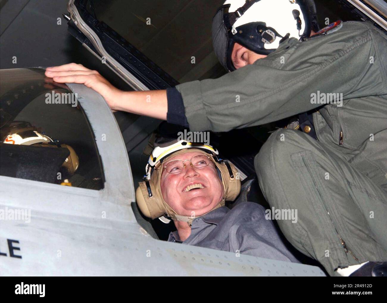 US Navy Acting Secretary of the Navy, The Honorable H.T. Johnson, meets ...