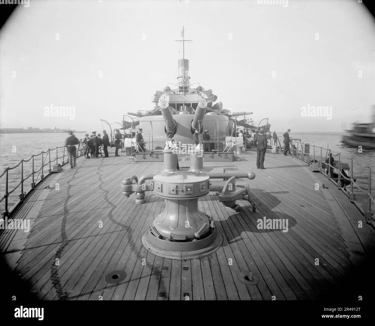On the quarter deck of the battleship hi-res stock photography and ...