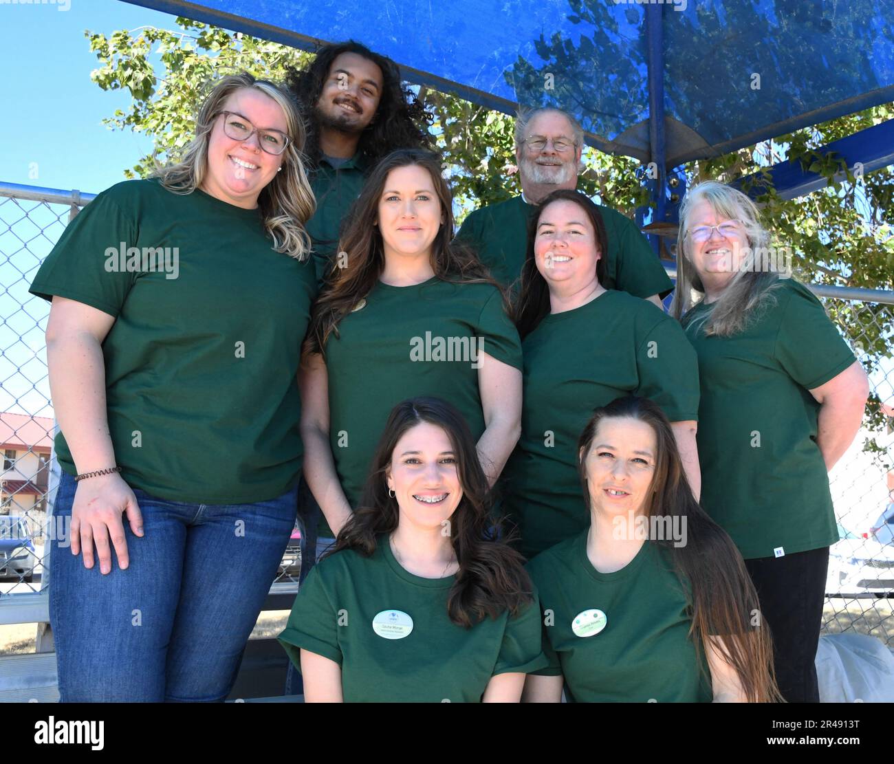 (Back, left to right) Youth Sports Max Vidal, Chester Winston. (Middle ...