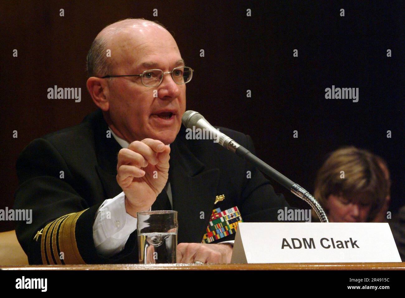 US Navy Adm. Vern Clark Stock Photo - Alamy