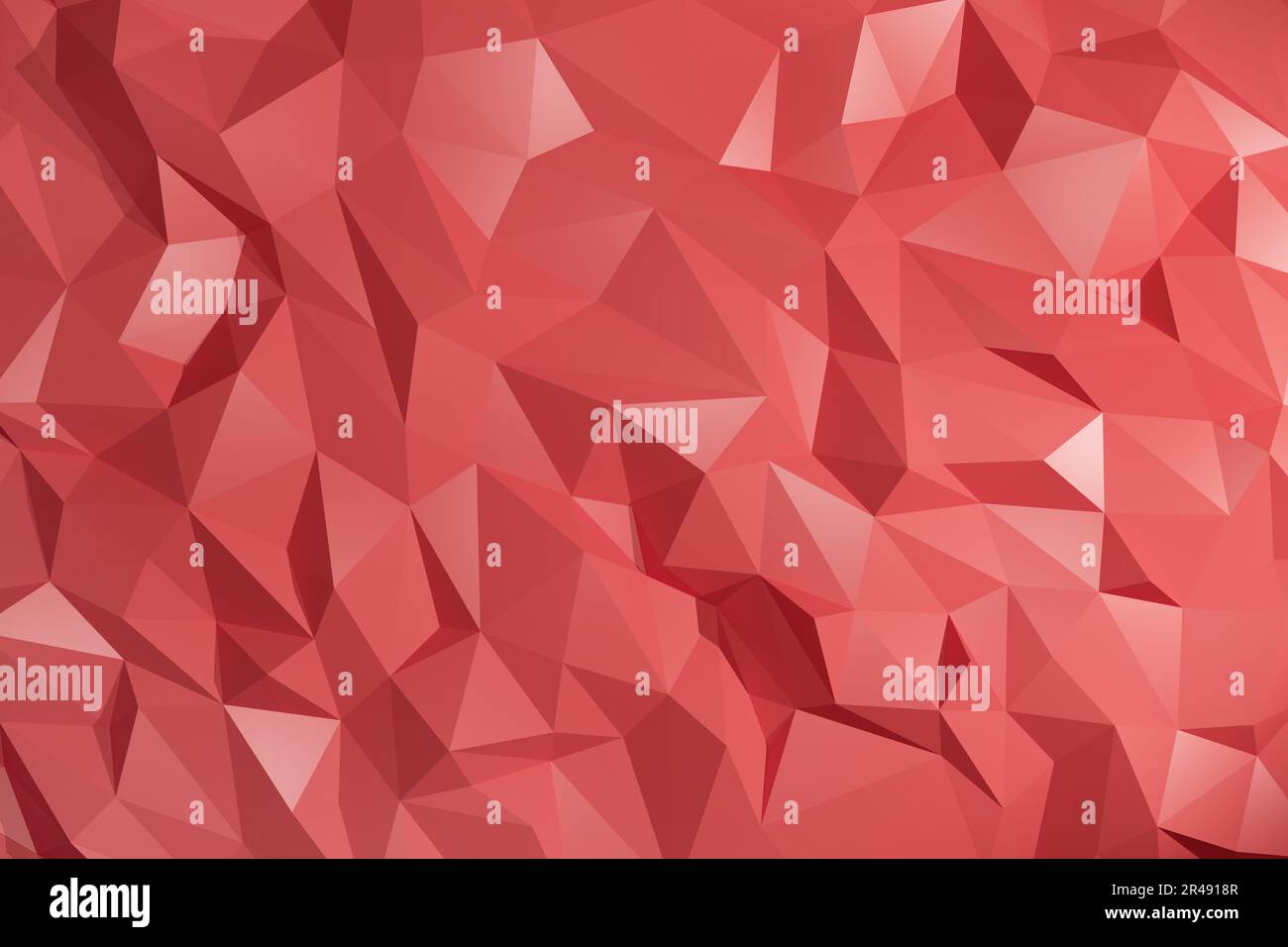 Red low poly background 3d render color Stock Photo - Alamy