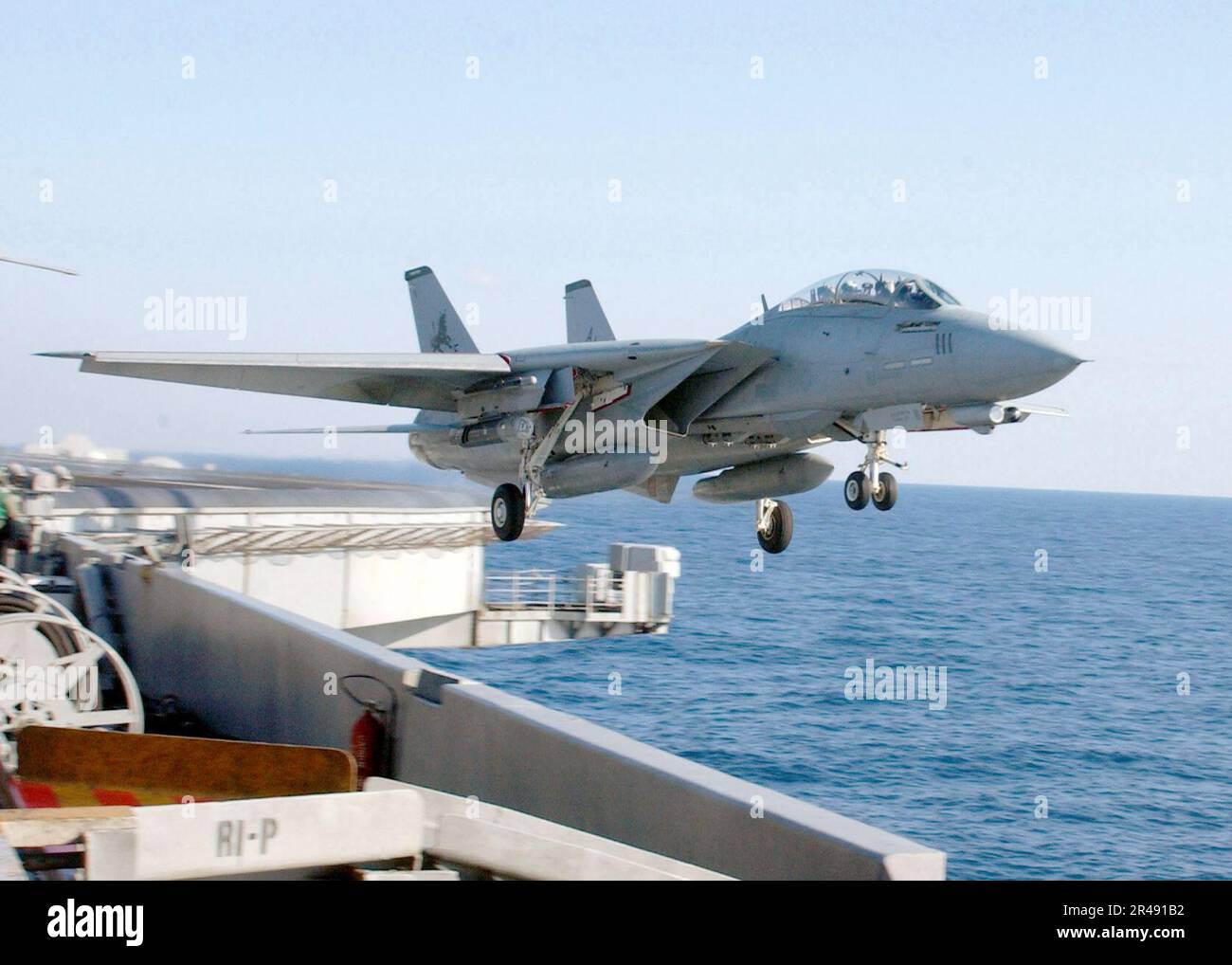 US Navy An F-14D ''Tomcat'' assigned to the ''Black Lions'' of Fighter ...