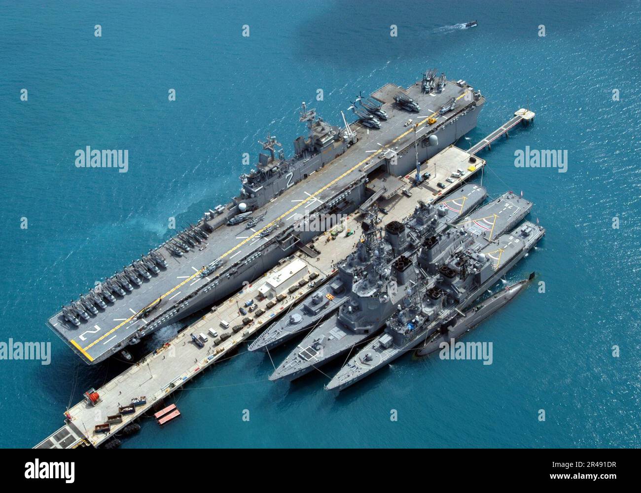 US Navy A busy day for the White Beach Port Facility in Okinawa, Japan ...