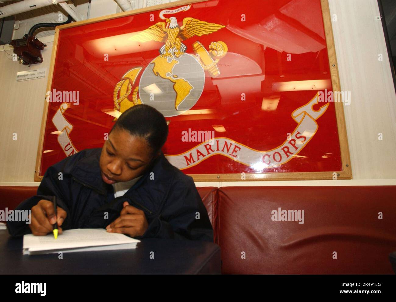 US Navy Interior Communications Electrician Stock Photo - Alamy
