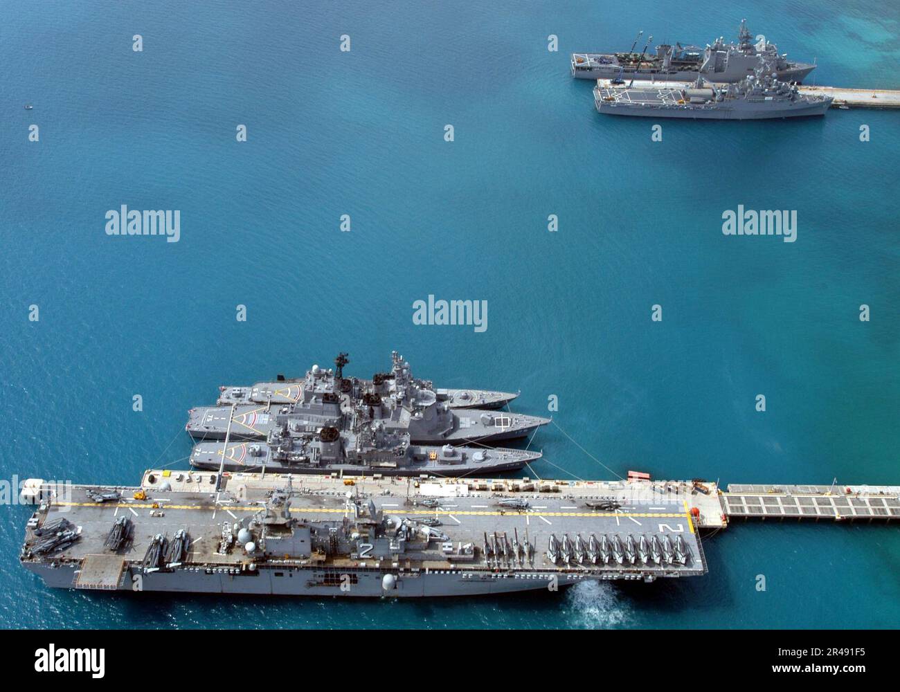 US Navy A busy day for the White Beach Port Facility in Okinawa, Japan ...